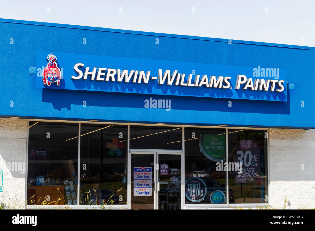 Champaign - Circa August 2019: Sherwin-Williams retail paint and ...