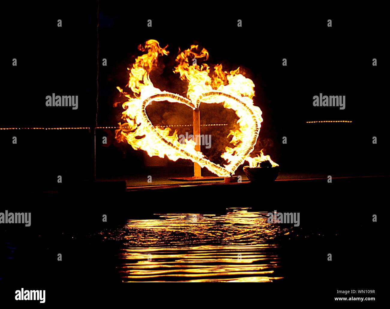 Burning river hi-res stock photography and images - Alamy