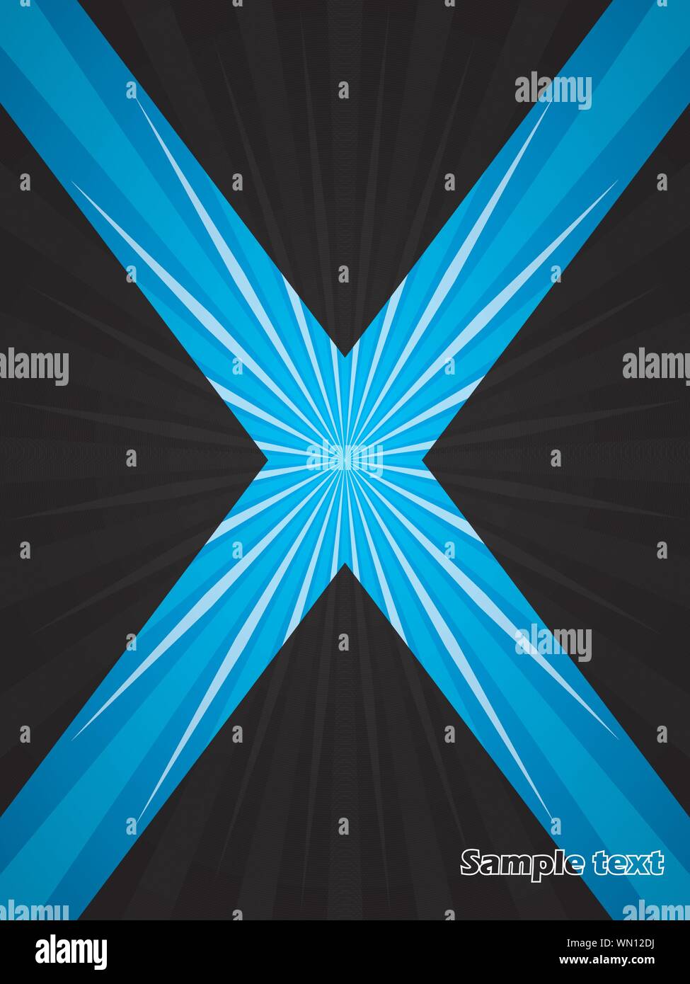 Bursting blue abstract brochure design Stock Vector Image & Art - Alamy