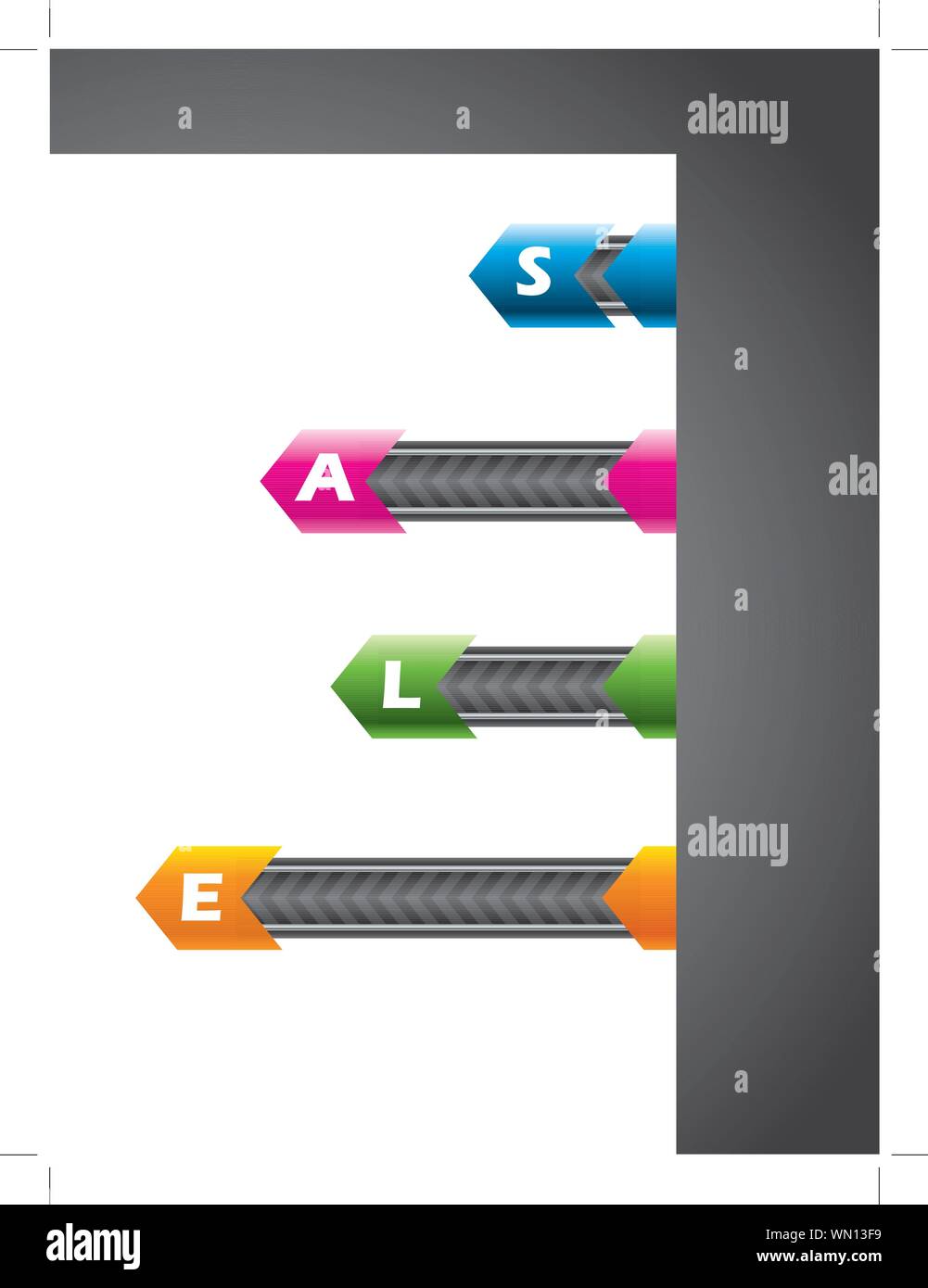 Orange sign on corner Cut Out Stock Images & Pictures - Alamy