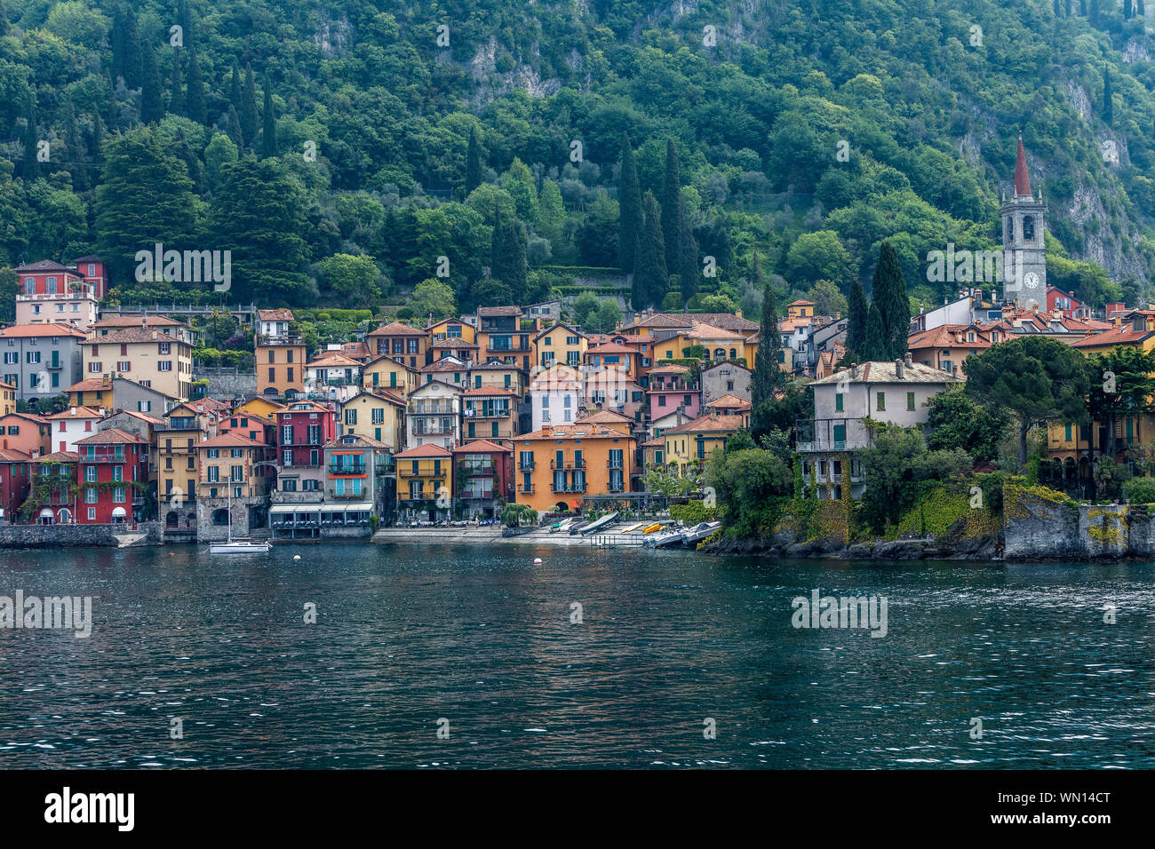 Town of Varenna by Lake Como, Italy Stock Photo - Alamy