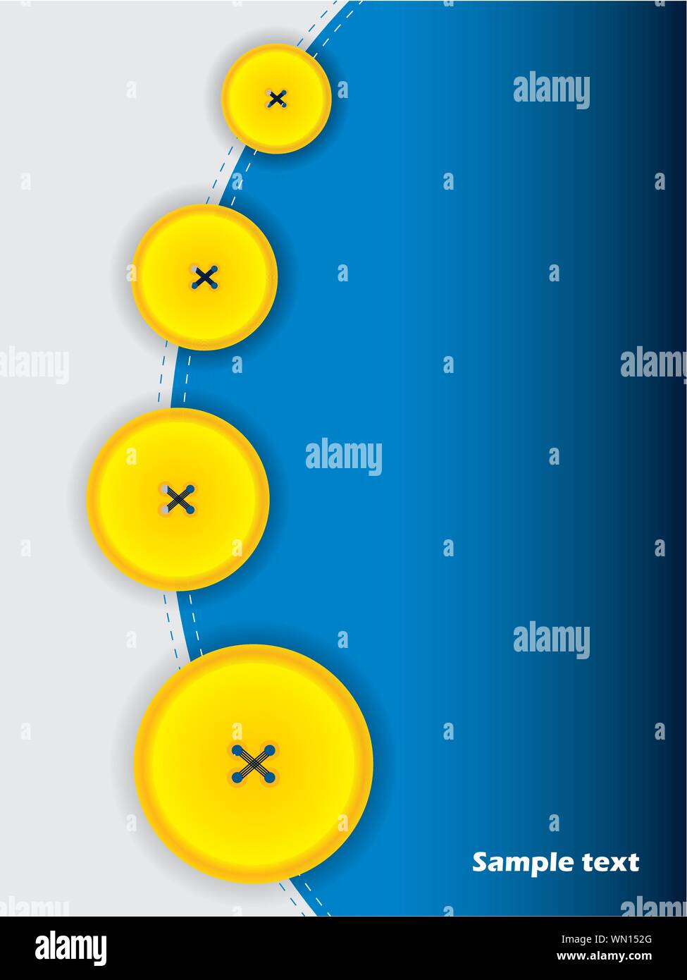 Abstract brochure design with buttons Stock Vector Image & Art - Alamy