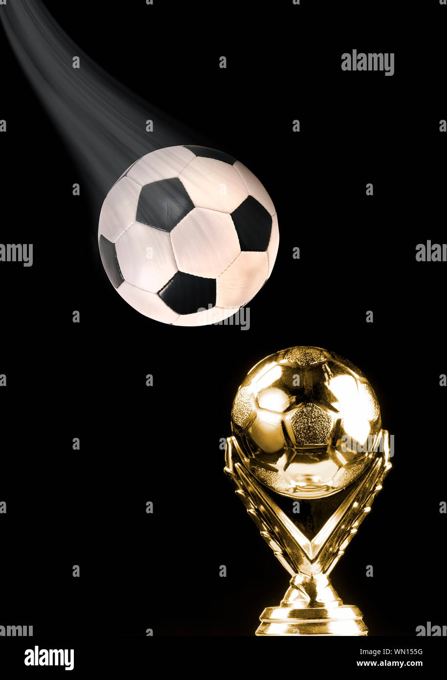 Trophy football hi-res stock photography and images - Alamy