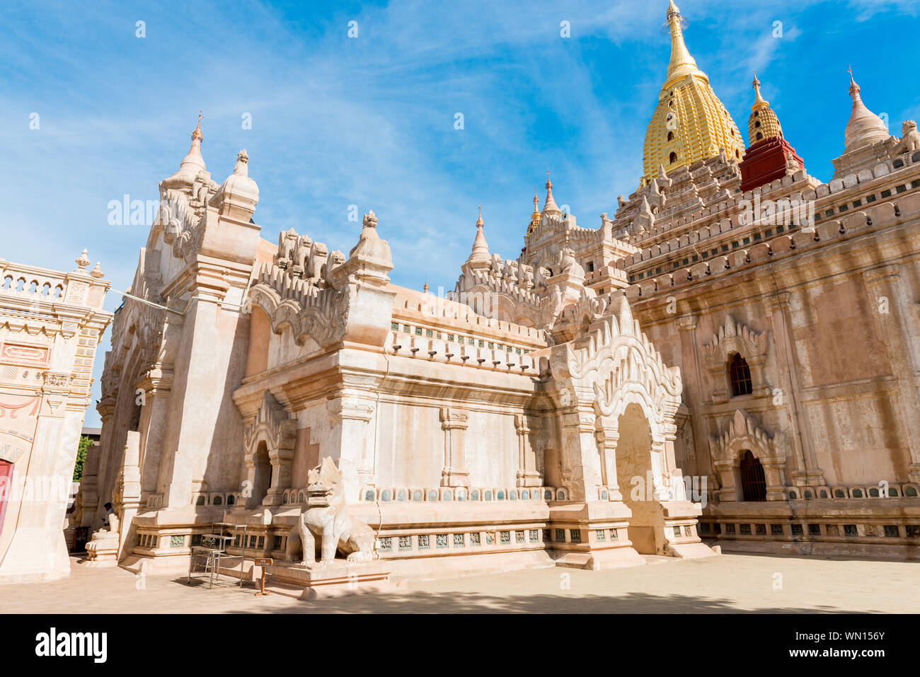 BAGAN, MYANMAR - 06 DECEMBER, 2018: Wide angle picture of amazing ...