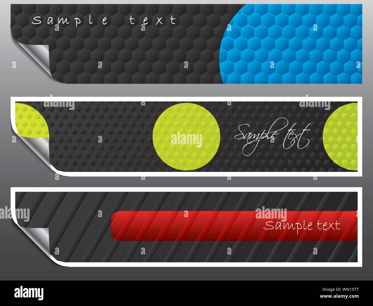 Abstract banner designs Stock Vector Image & Art - Alamy
