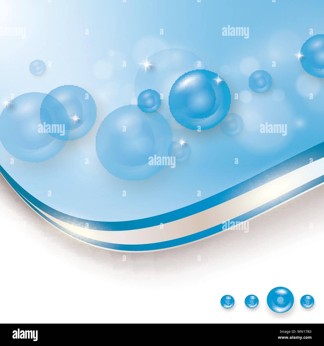 vector background with transparent bubbles Stock Vector Image & Art - Alamy