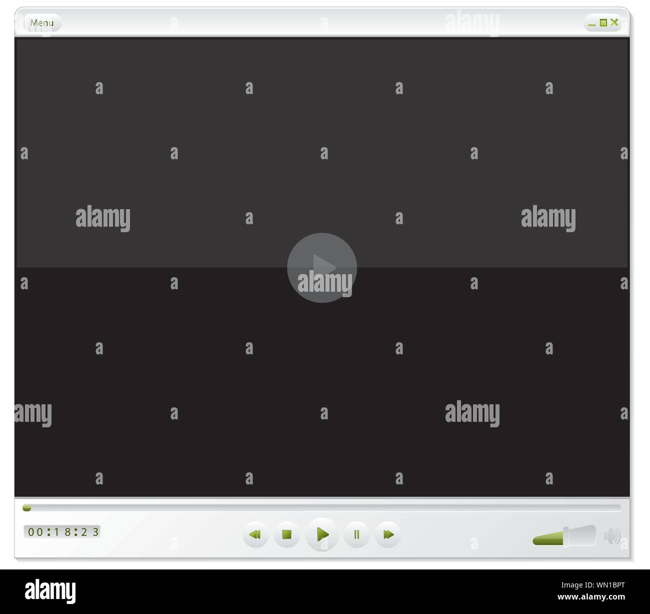 Media player design Stock Vector Image & Art - Alamy