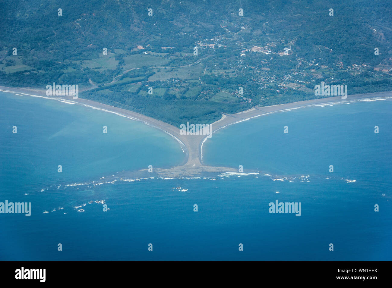 Aerial View Of Blue Water Stock Photo - Alamy