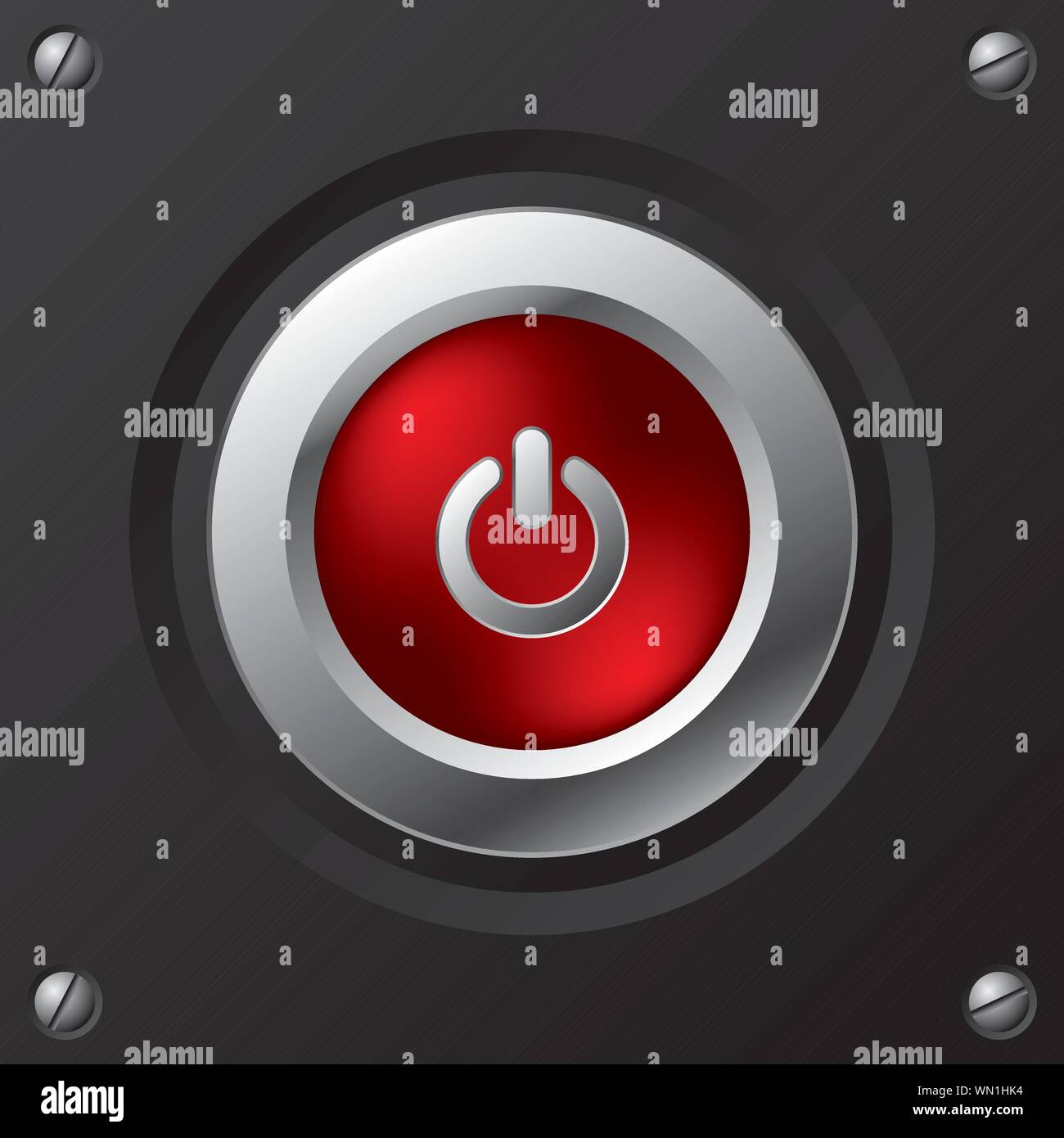 Cool power button design Stock Vector Image & Art - Alamy