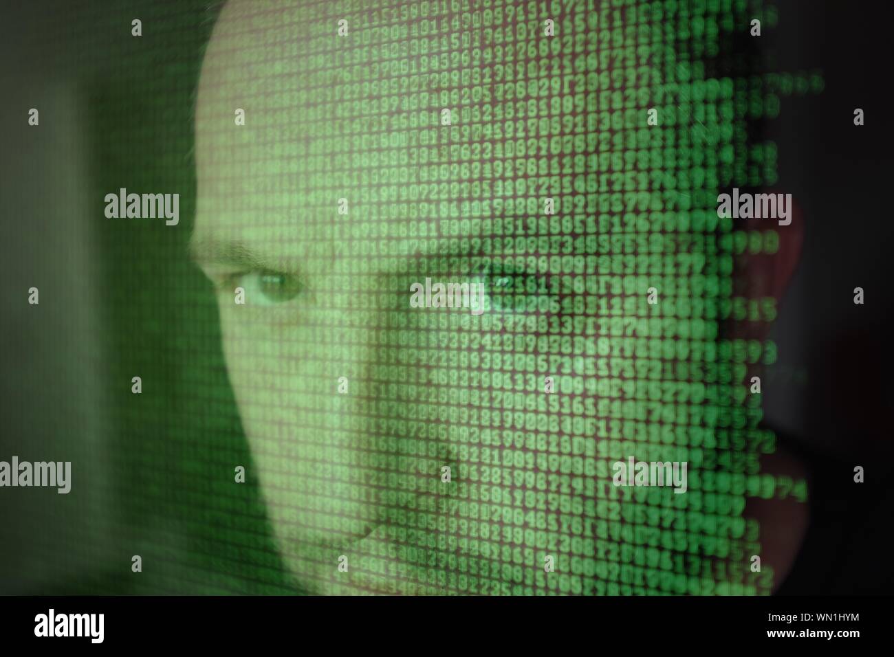 Person looking up at numbers hi-res stock photography and images - Alamy