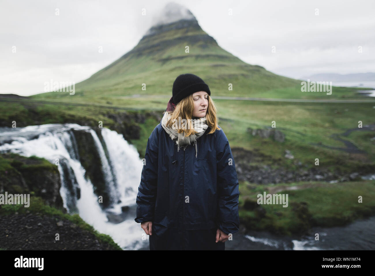 Iceland woman eyes hi-res stock photography and images - Alamy