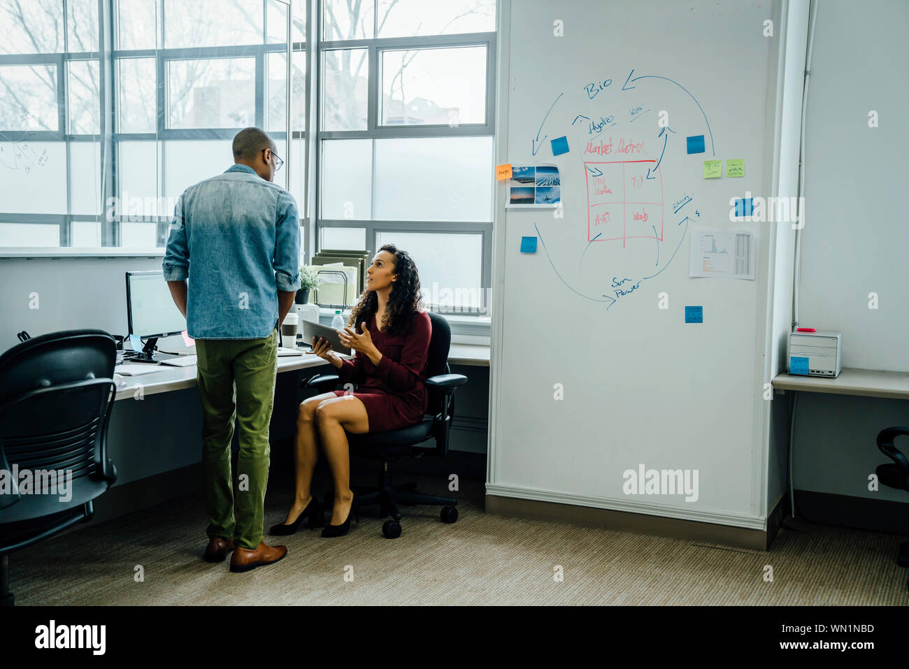 Coworkers diagram hi-res stock photography and images - Alamy