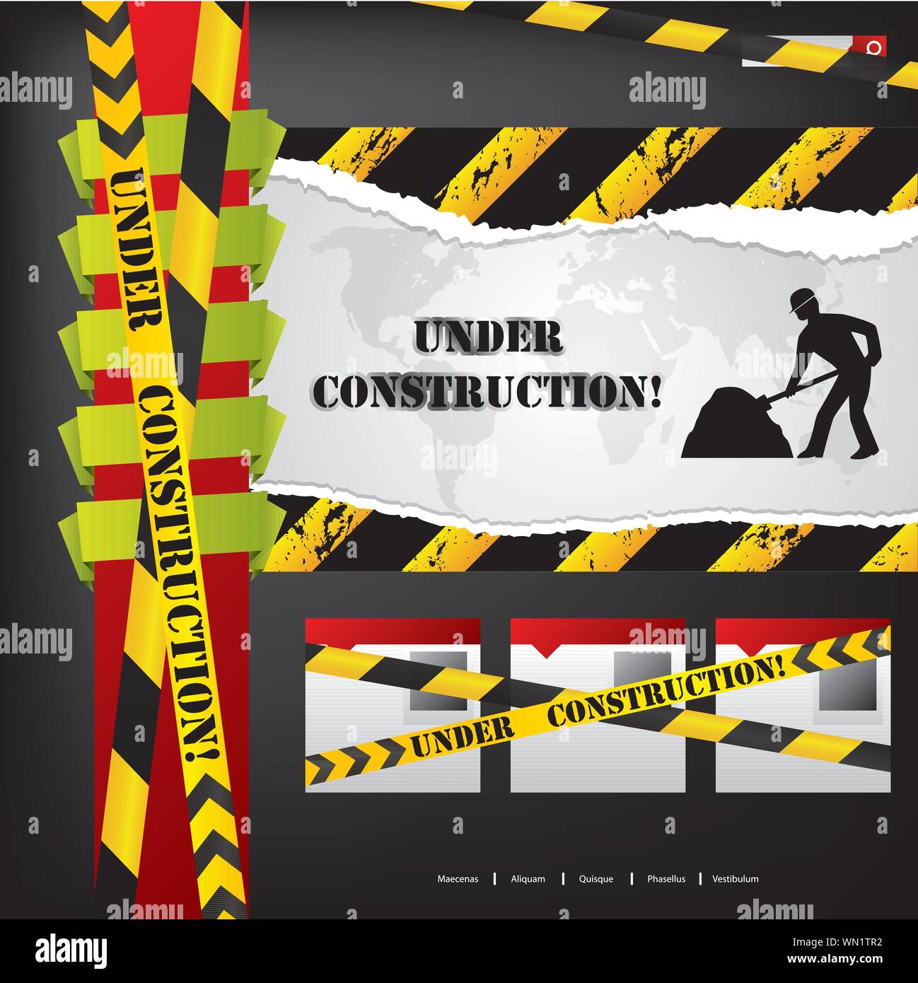 Website design under construction Stock Vector Image & Art - Alamy