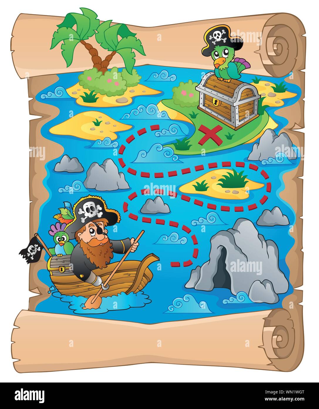 Clip Art Treasure Map
