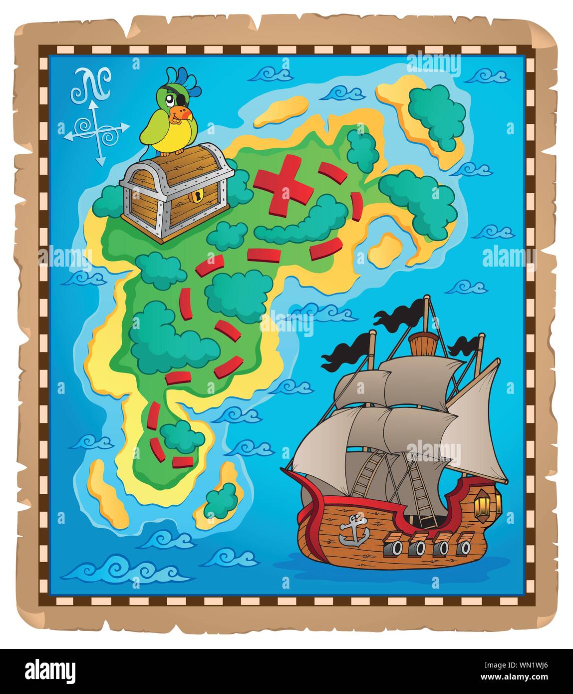 Mapa Del Tesoro Para Imprimir Escape Rooms Imprimibles, Breakouts Y