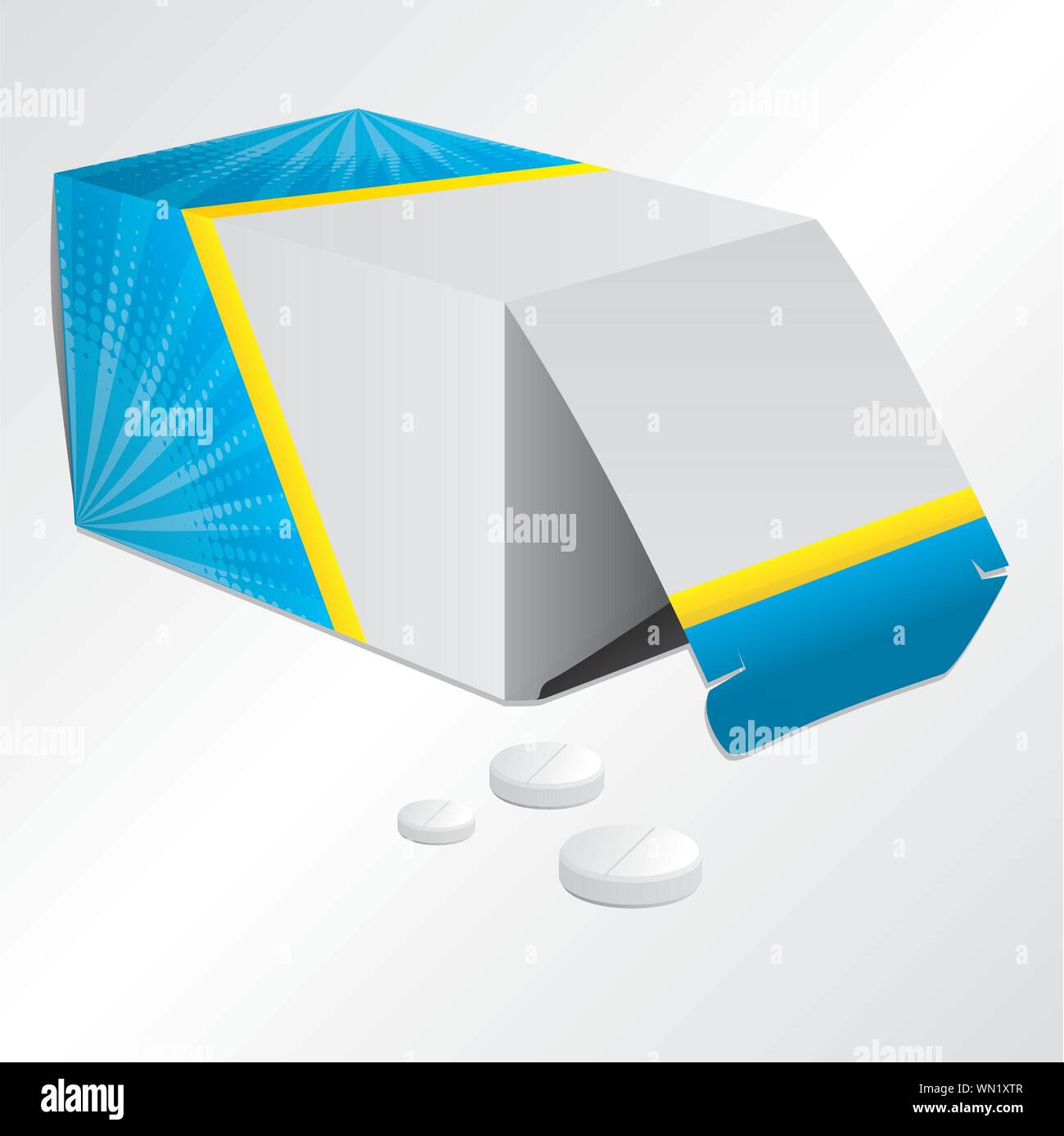 Pill box and pills Stock Vector Image & Art - Alamy