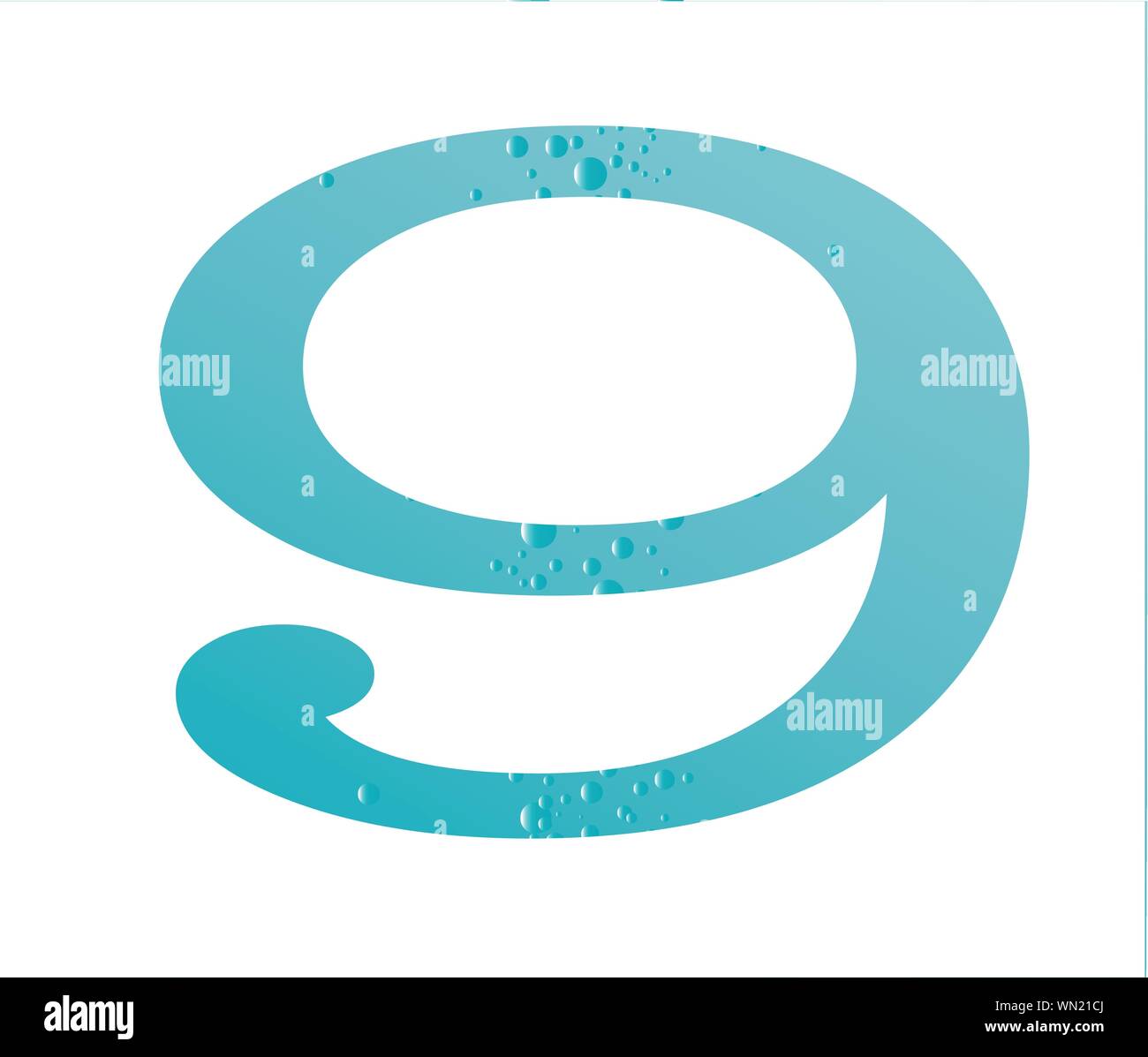 Water Number 9 Stock Vector Image & Art - Alamy