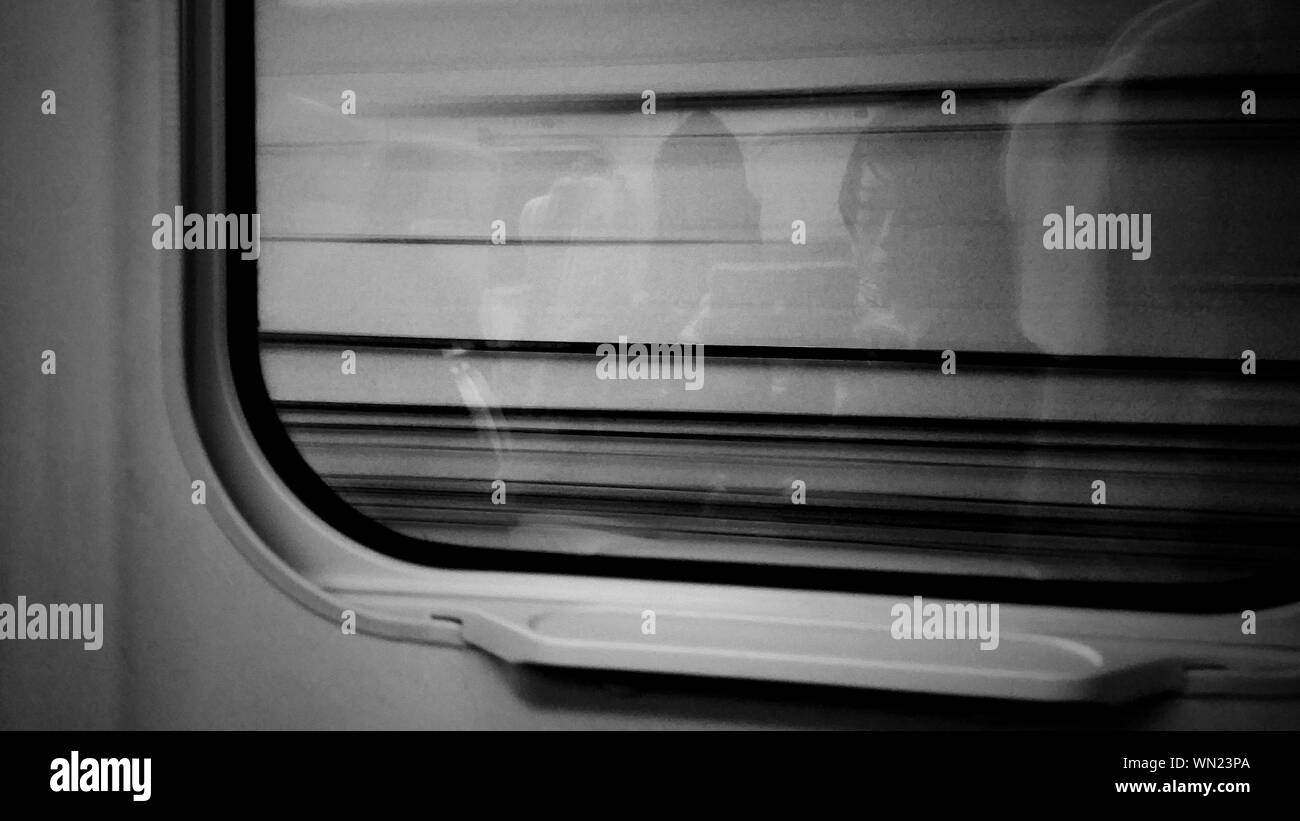 Interior night window Black and White Stock Photos & Images - Alamy