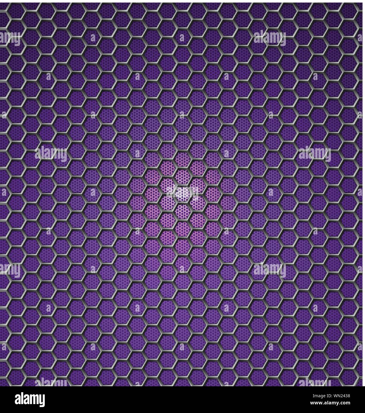 Abstract purple background with hexagons Stock Vector Image & Art - Alamy