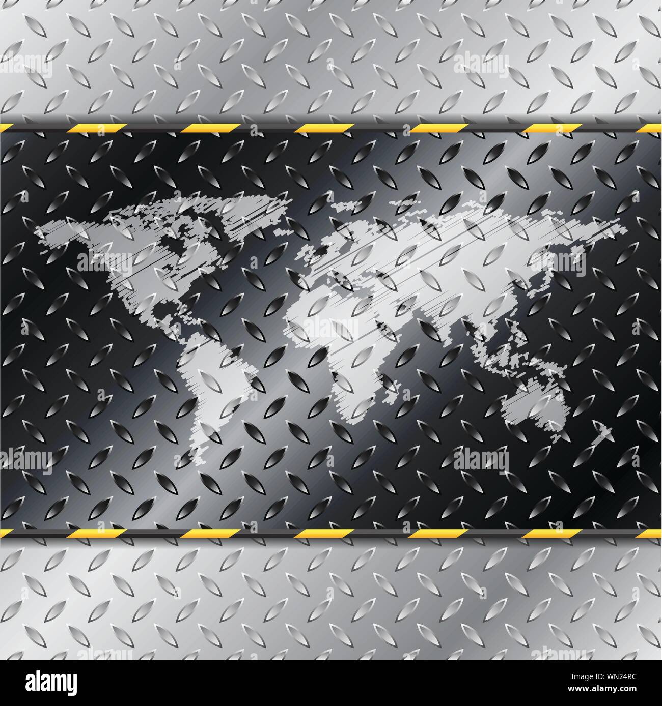 Abstract industrial background with map Stock Vector Image & Art - Alamy