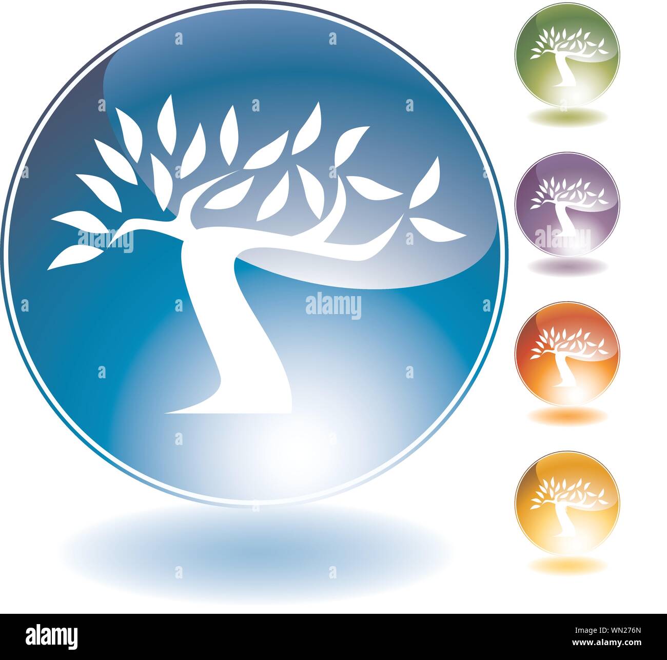 Tiny trees Stock Vector Images - Alamy