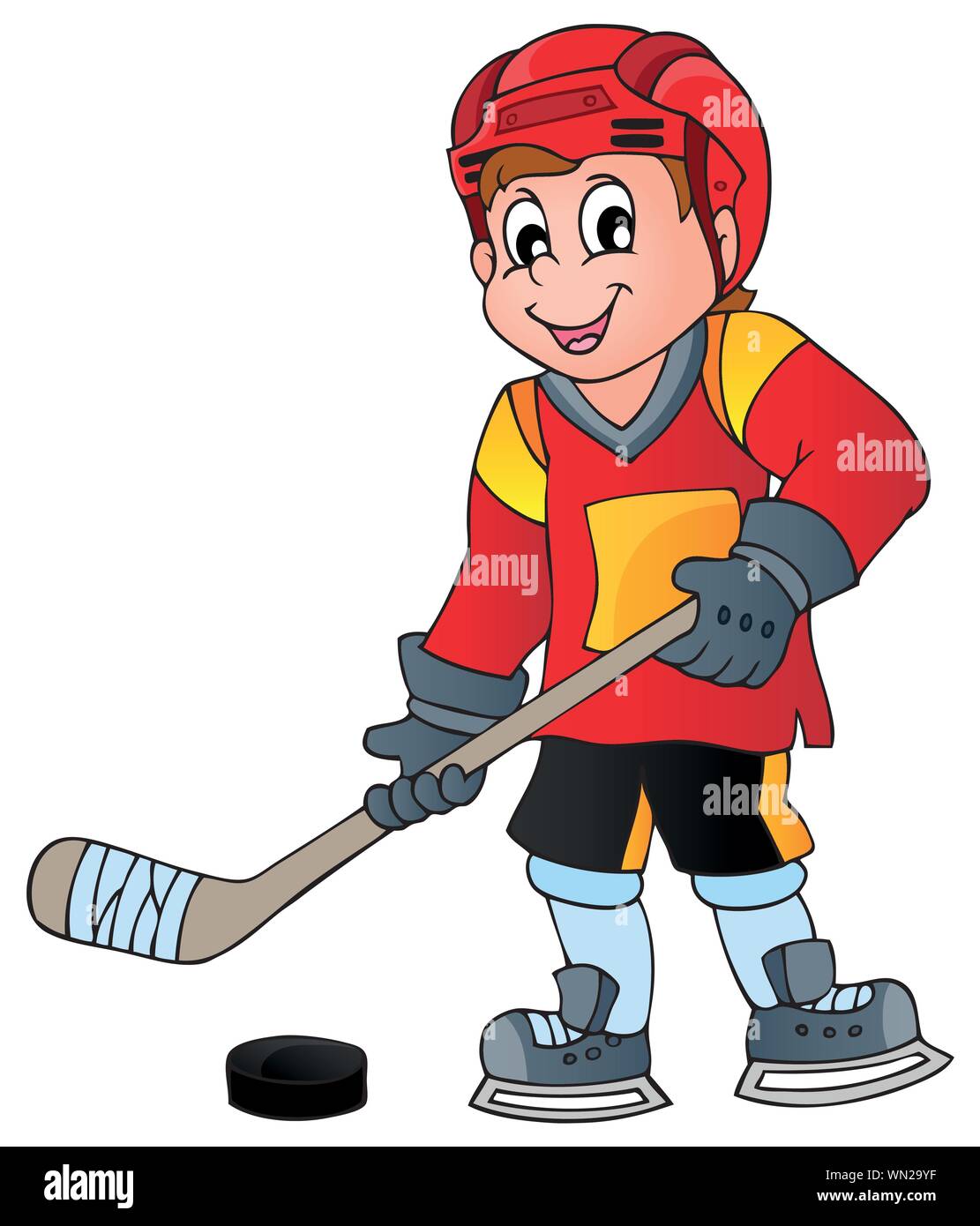 Hockey theme image 1 Stock Vector Image & Art - Alamy