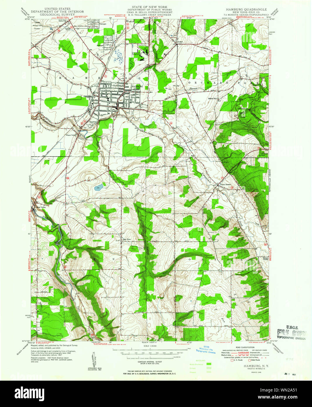 Map of new hamburg ny hi-res stock photography and images - Alamy