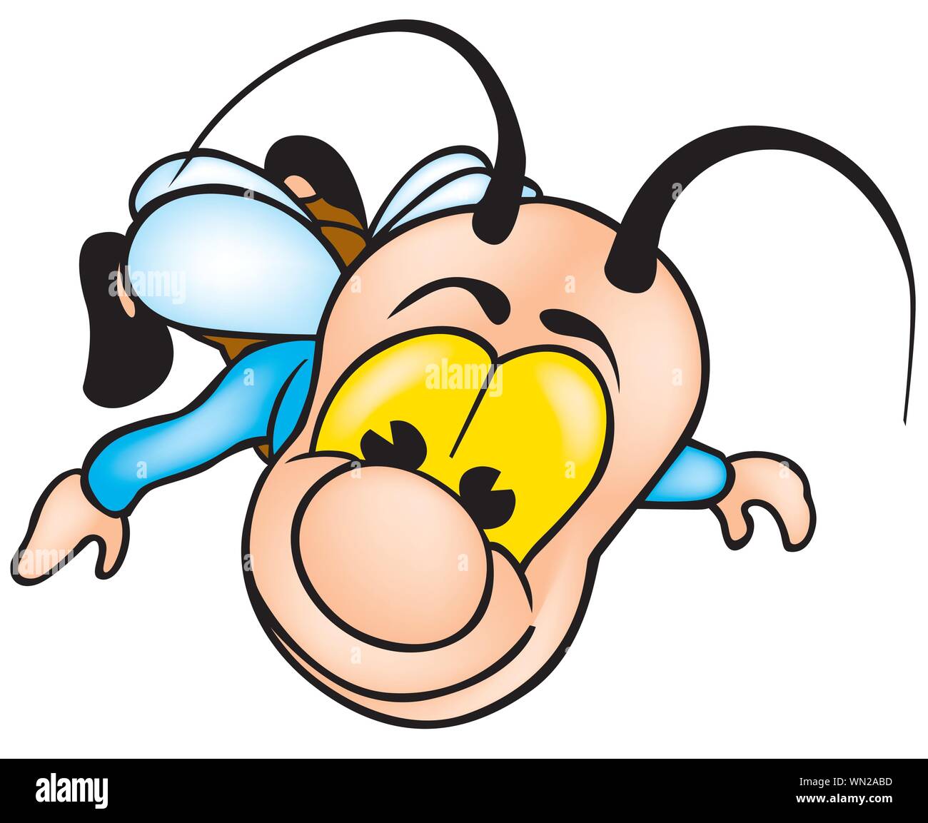 Cartoons clip art flying Cut Out Stock Images & Pictures - Alamy