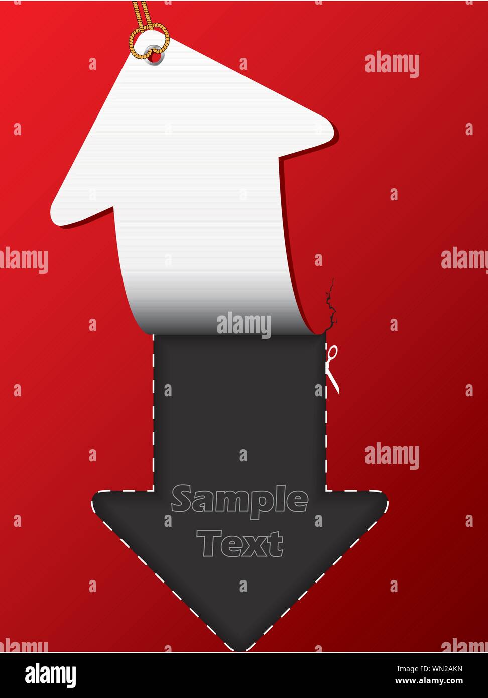 Arrow label brochure Stock Vector Image & Art - Alamy