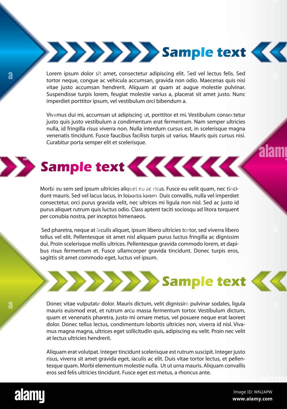 Flyer design for multiple subjects Stock Vector Image & Art - Alamy