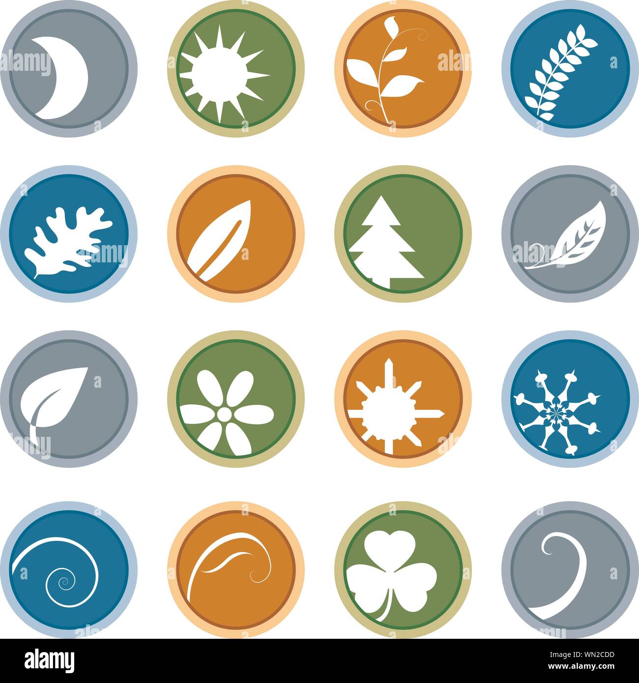 Eco Friendly Buttons Stock Vector Image & Art - Alamy