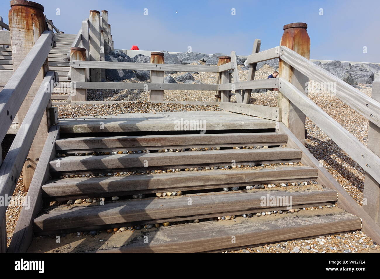 Wooden Beach Steps High Resolution Stock Photography and Images - Alamy