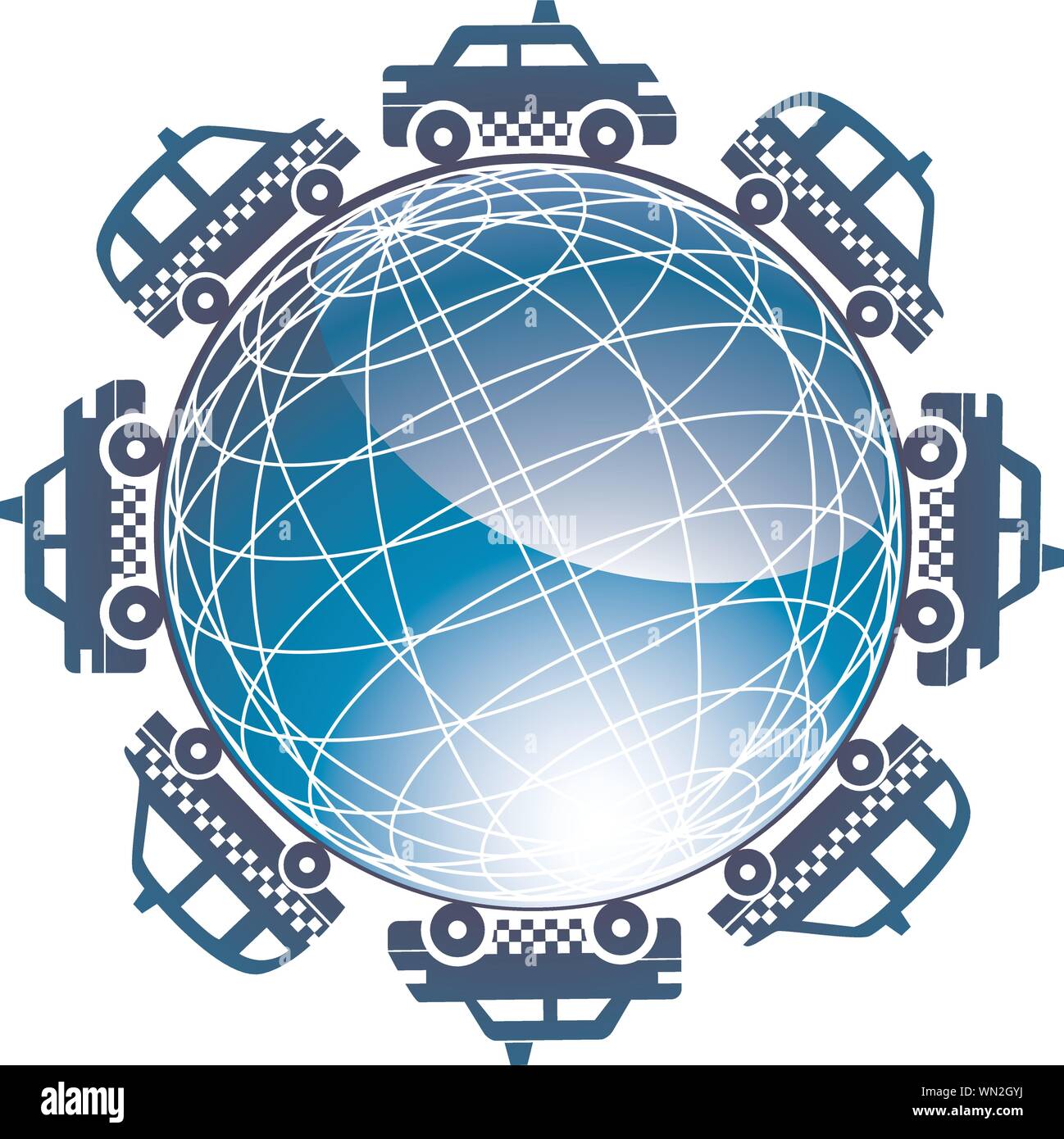 Taxi cabs driving around hi-res stock photography and images - Alamy