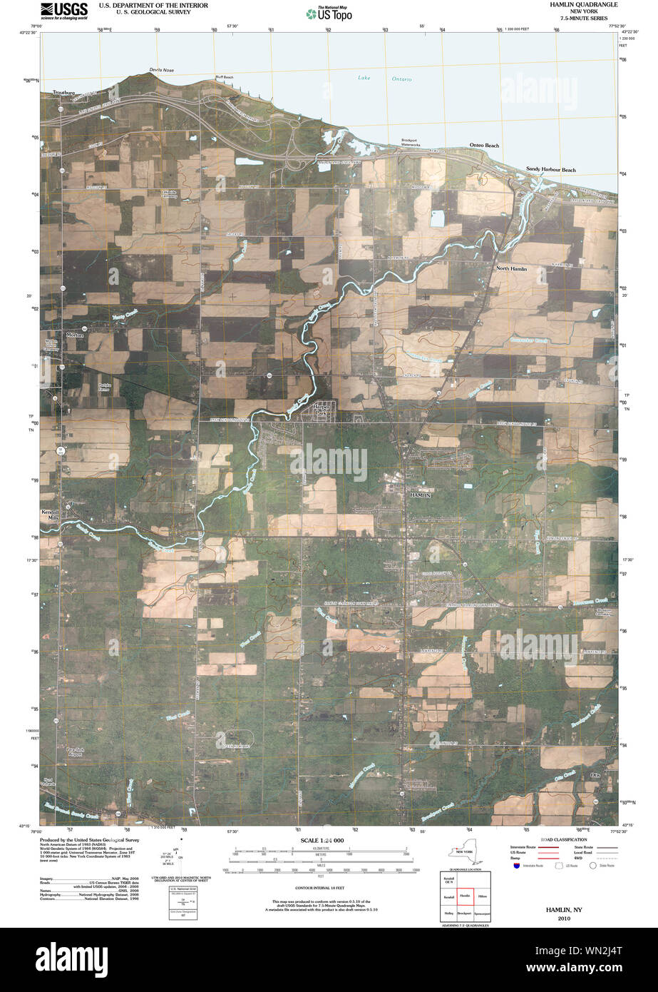 Map of hamlin Cut Out Stock Images & Pictures - Alamy