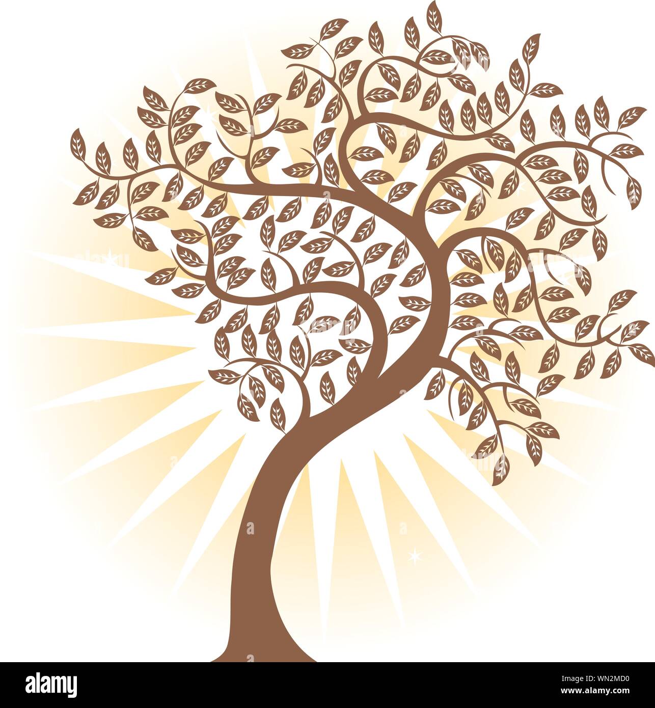 Nature earth tree branches Stock Vector Images - Alamy