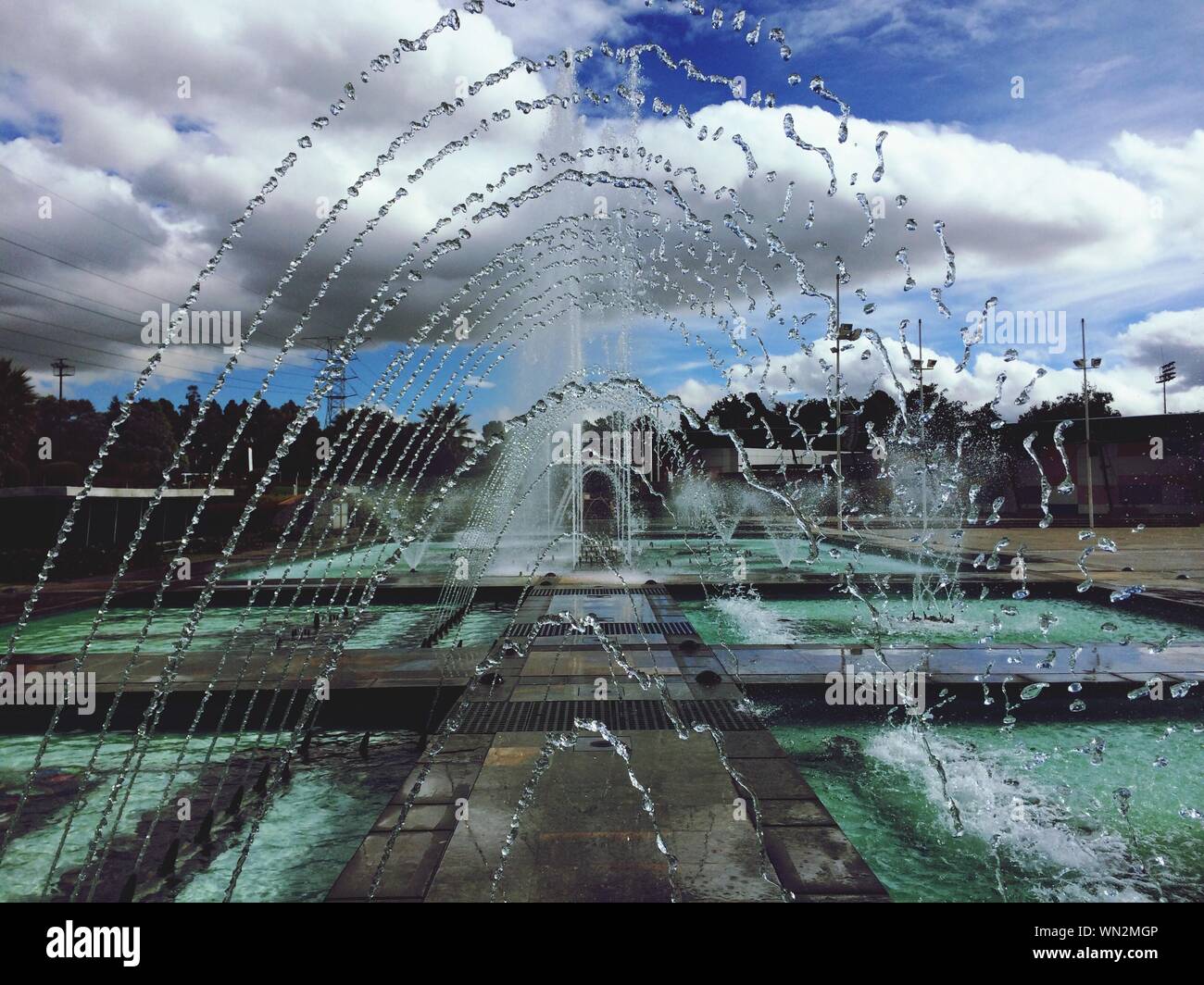 Abstract curve, fountains hi-res stock photography and images - Alamy