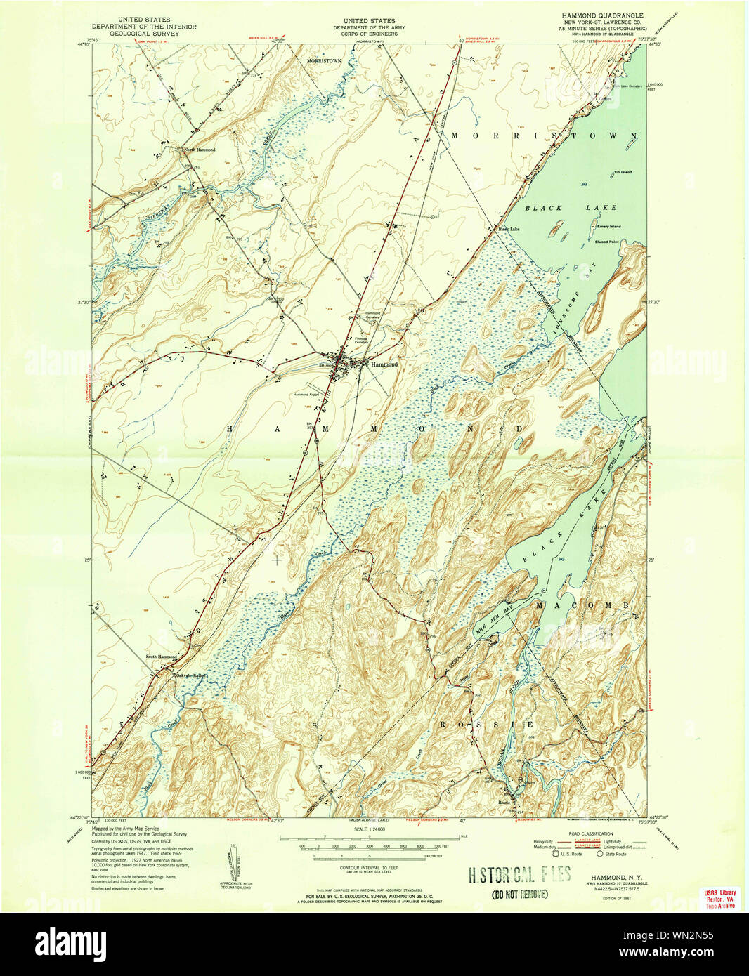 Hammond map hi-res stock photography and images - Alamy