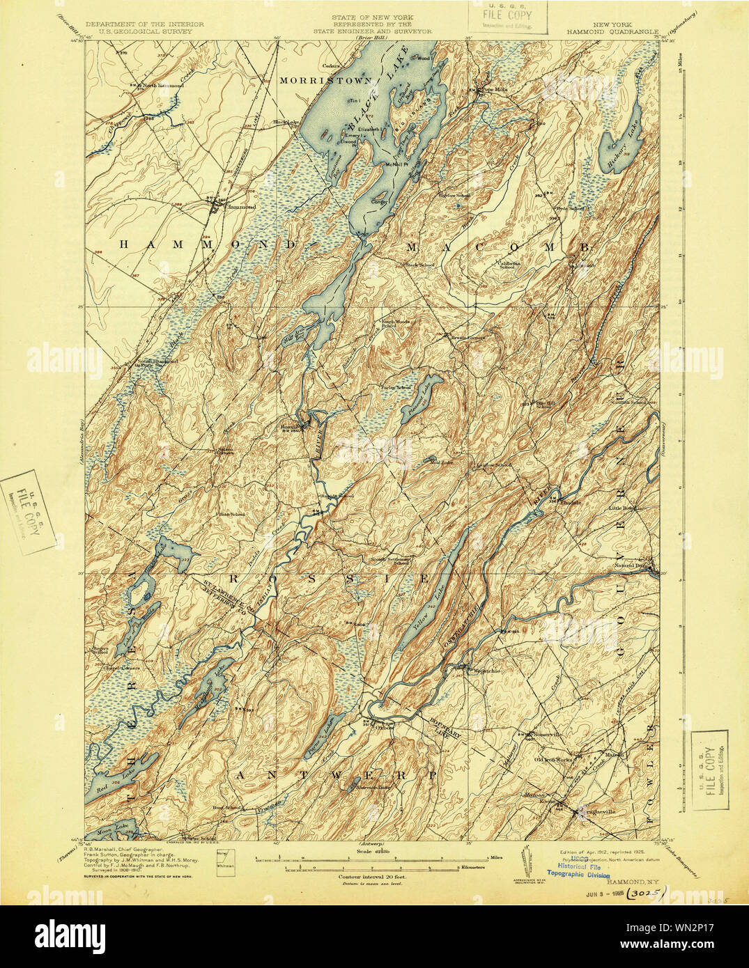 Map of hammond hi-res stock photography and images - Alamy