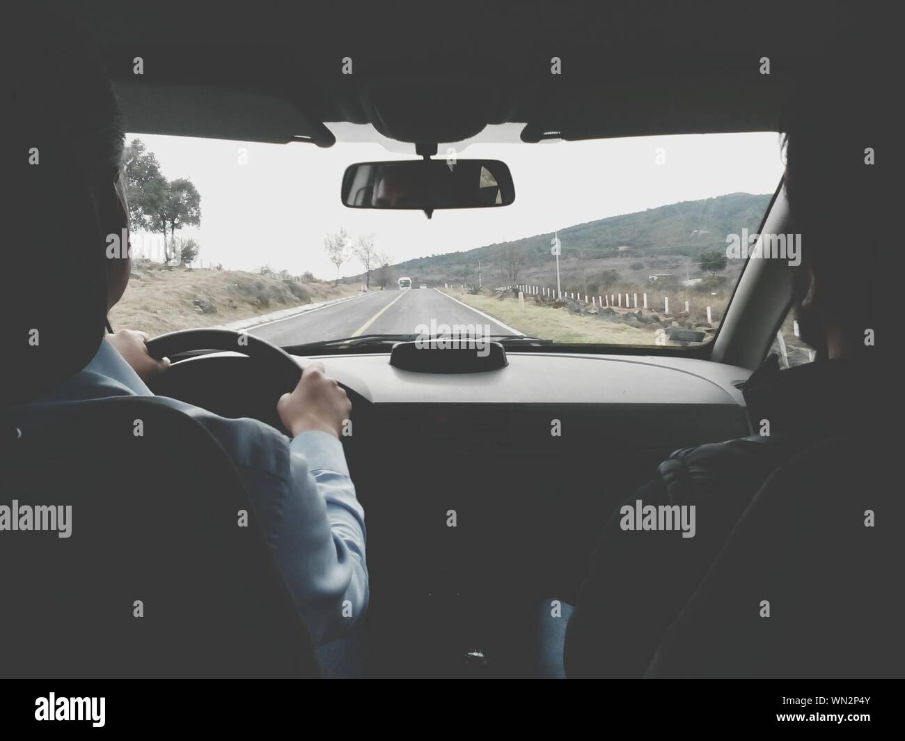 Car rear view windscreen hi-res stock photography and images - Alamy