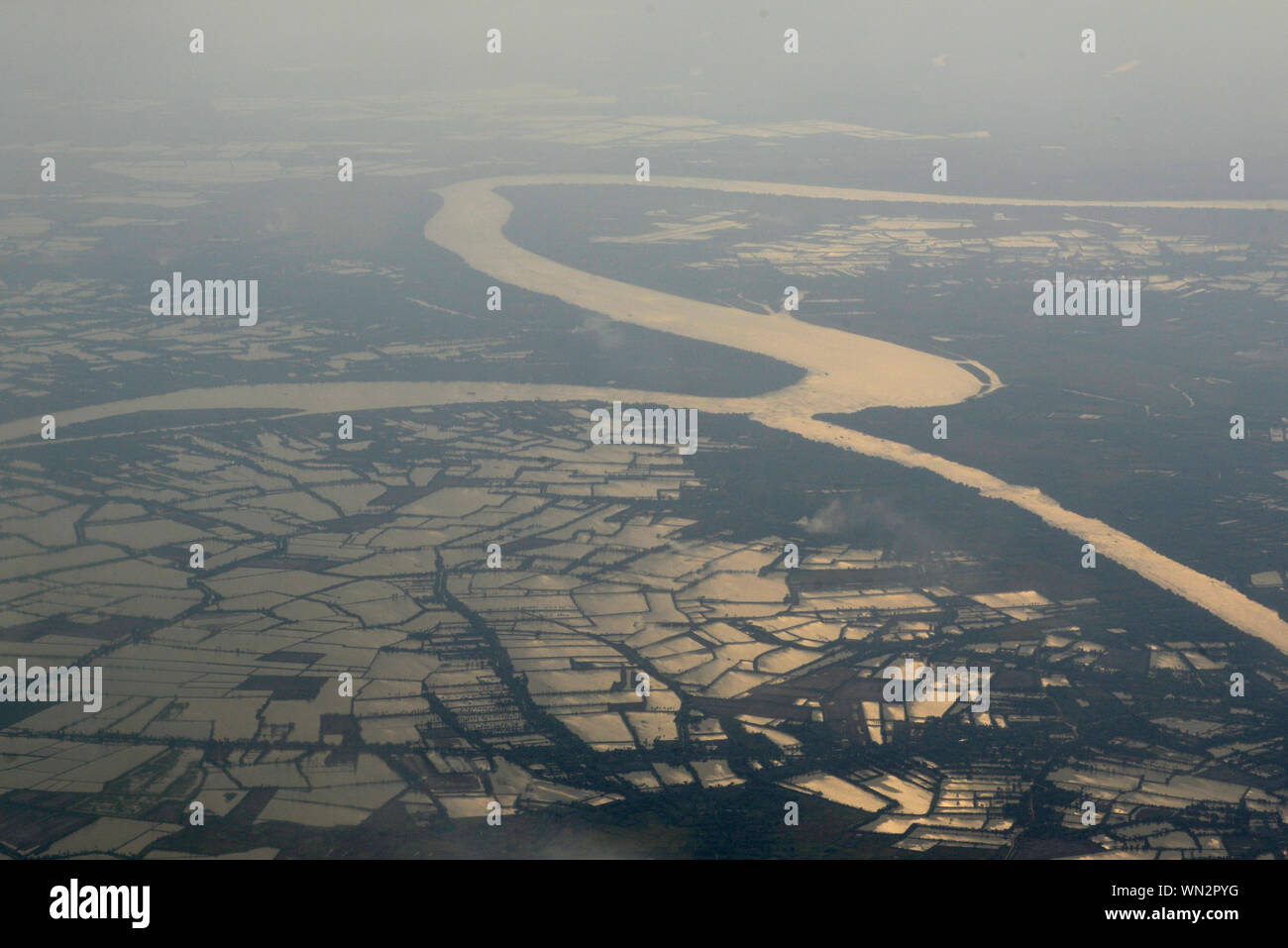 Aerial view of wetland hi-res stock photography and images - Alamy
