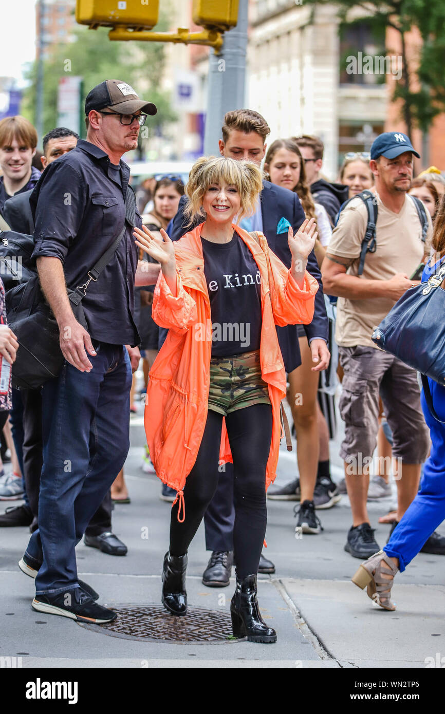 New York, NEW YORK, ESTADOS UNIDOS. 5th Sep, 2019. Lindsey Stirling ...