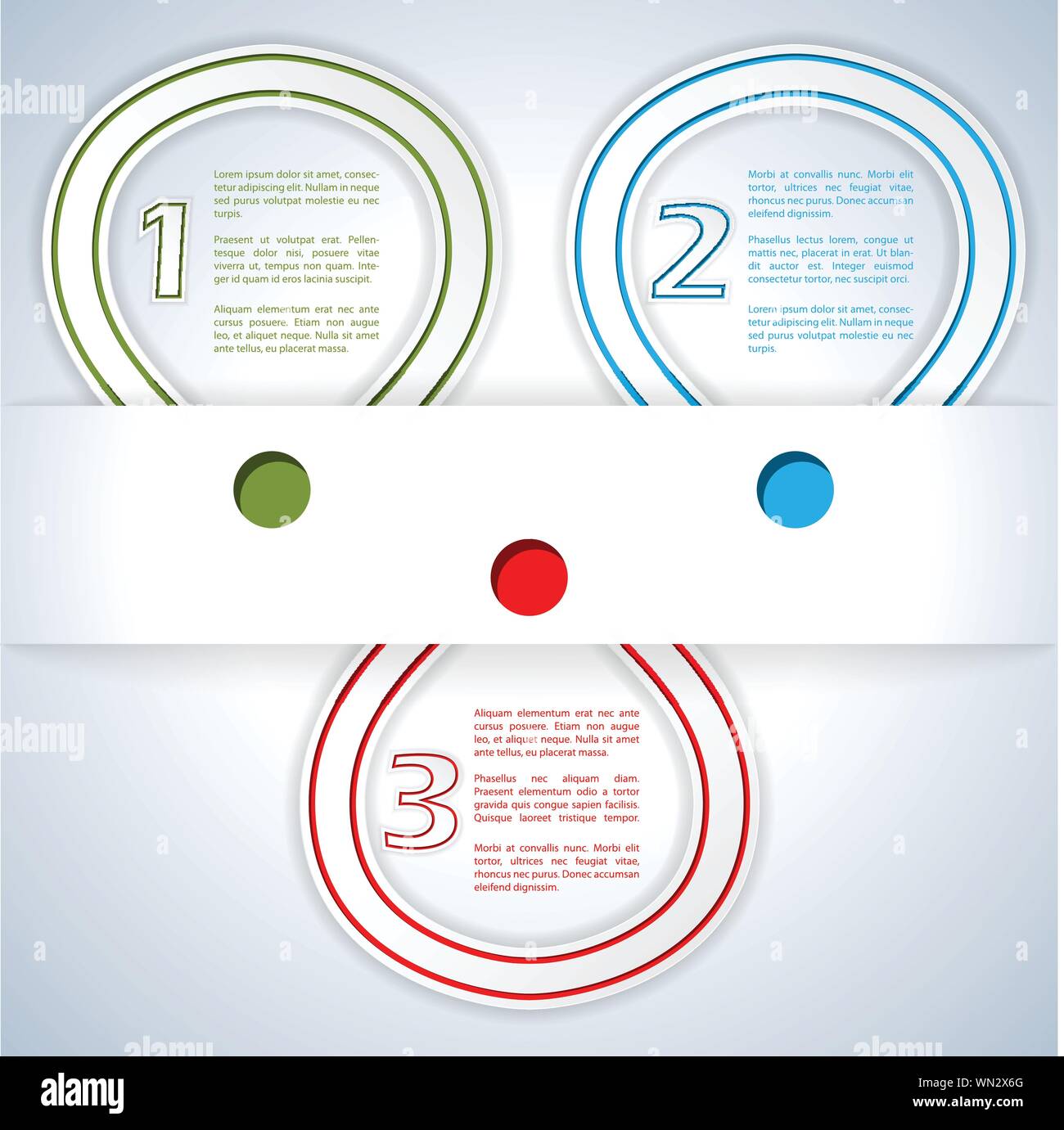 Infographic design with color ribbons Stock Vector Image & Art - Alamy