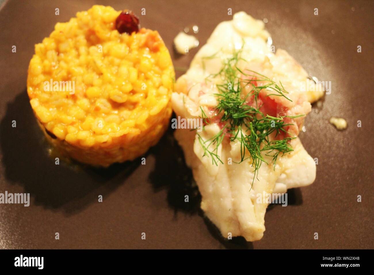 Rice and fish hi-res stock photography and images - Alamy