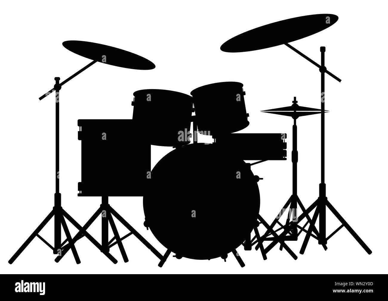 Drum pedal Stock Vector Images - Alamy