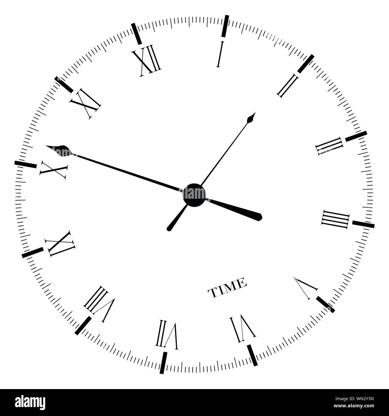 Time keeping clock Stock Vector Images - Alamy