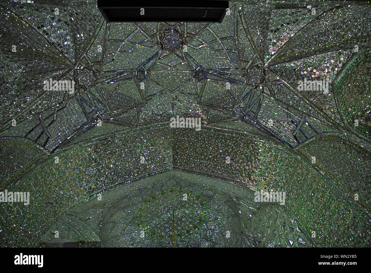 Shah Cherah Mosque in Shiraz, Iran. Mirror Mosque Stock Photo - Alamy