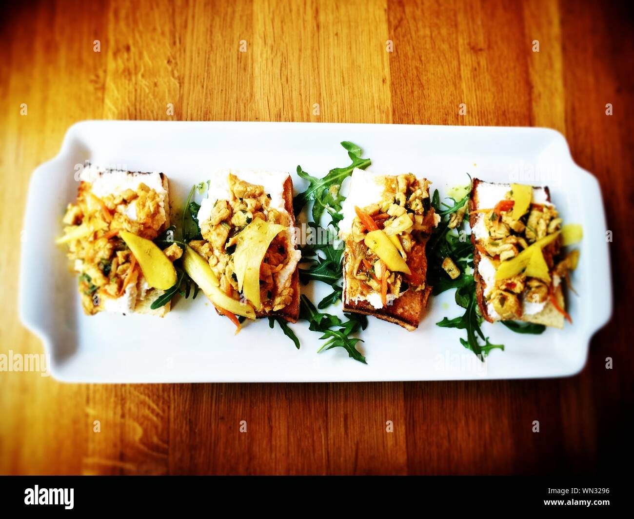 Sandwich on serving tray hi-res stock photography and images - Alamy