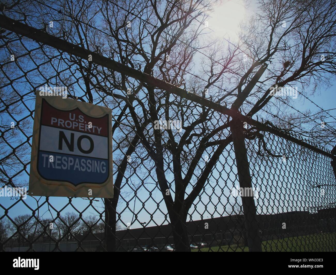 No Trespassing Sign Tree High Resolution Stock Photography and Images ...