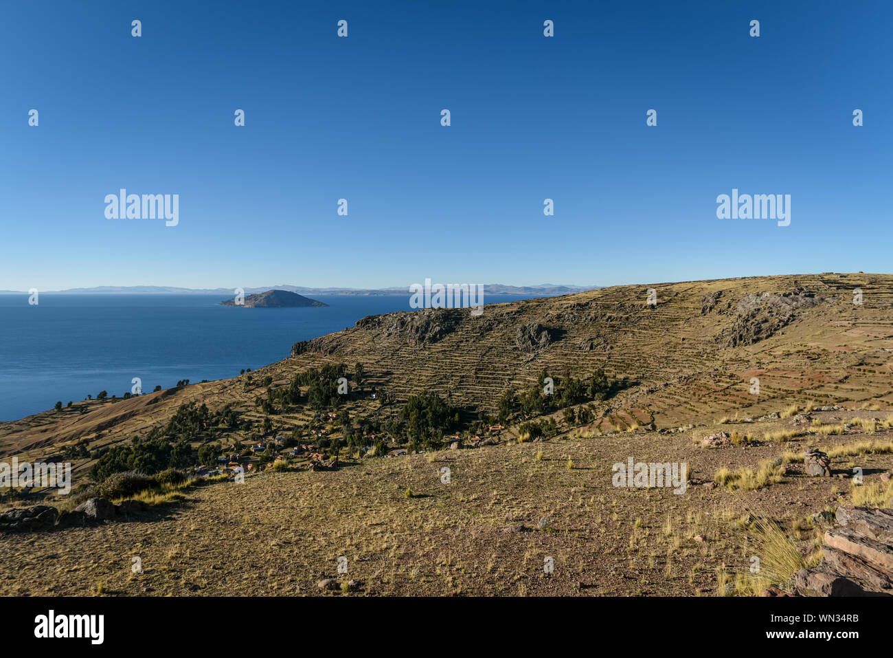 Terraced farmland, peru hi-res stock photography and images - Alamy