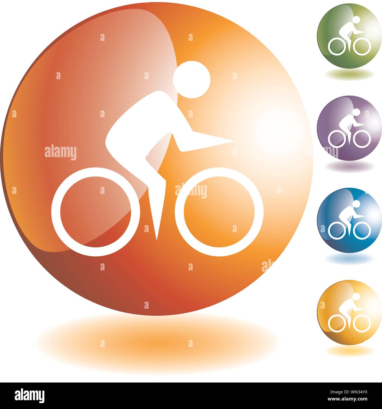 Stick figure cycling hi-res stock photography and images - Alamy